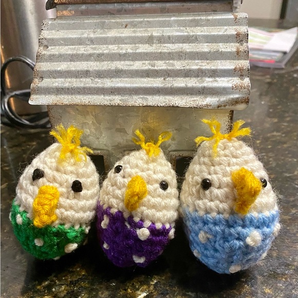 Handcrafted | Holiday | Handcrafted Holiday Chick Decor Set Green ...
